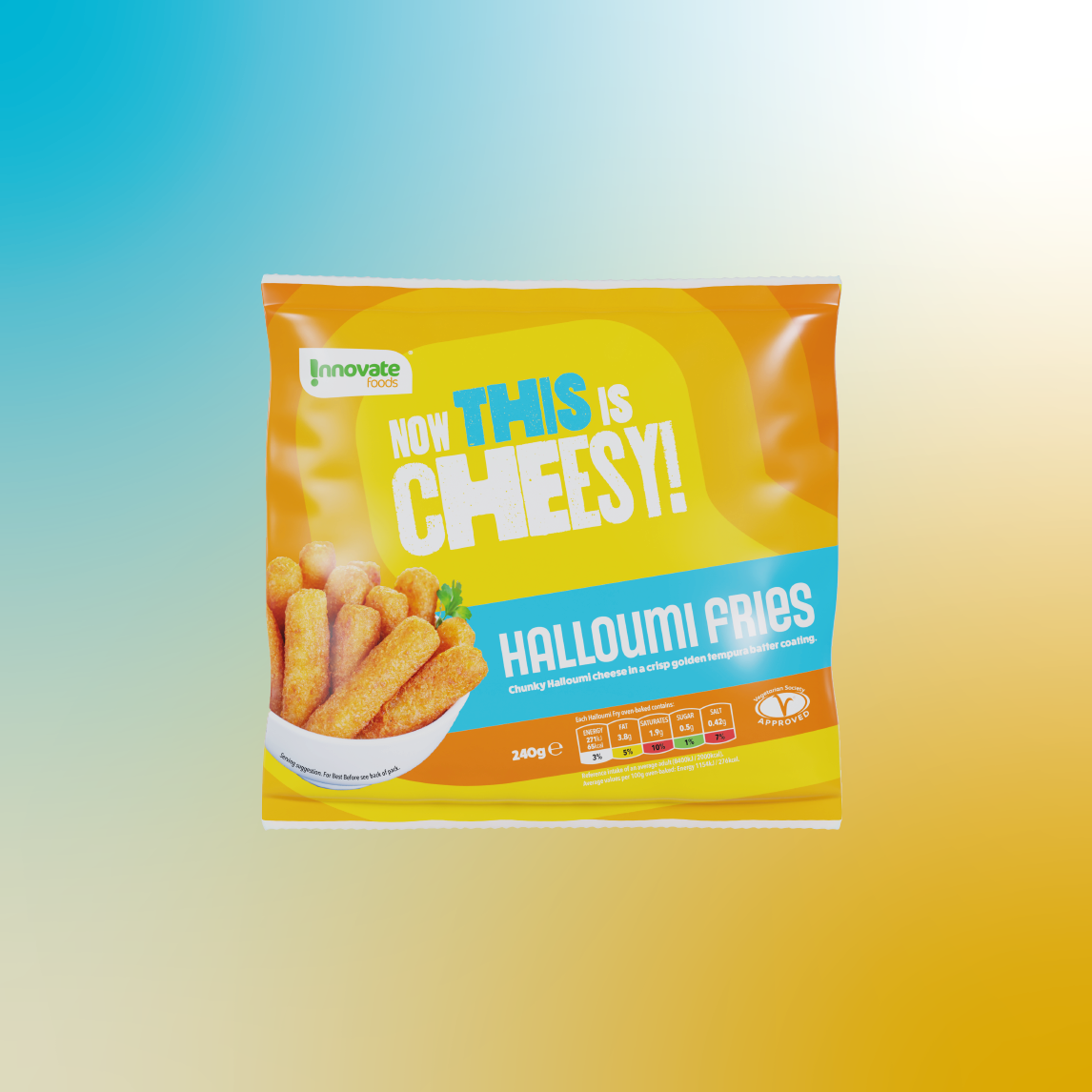 Now THIS is CHEESY! Halloumi Fries - Innovate Foods